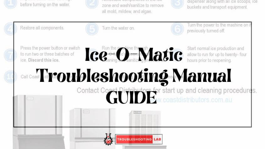 Ice-O-Matic Troubleshooting Manual: Ultimate Guide
