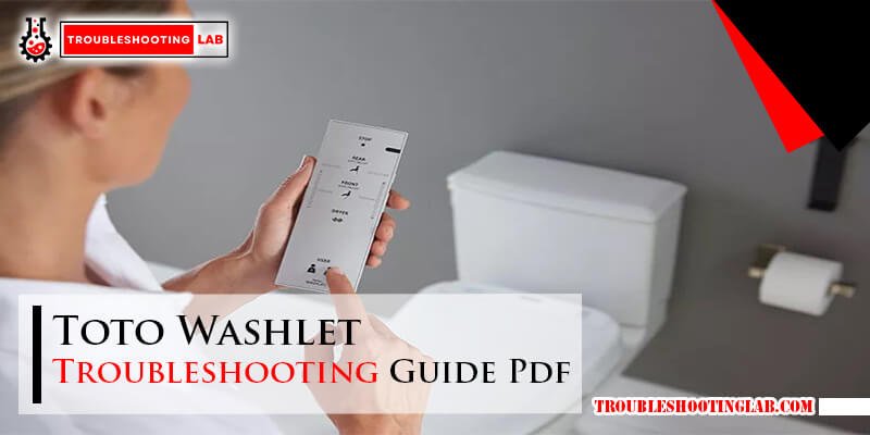 Toto Washlet Troubleshooting Guide